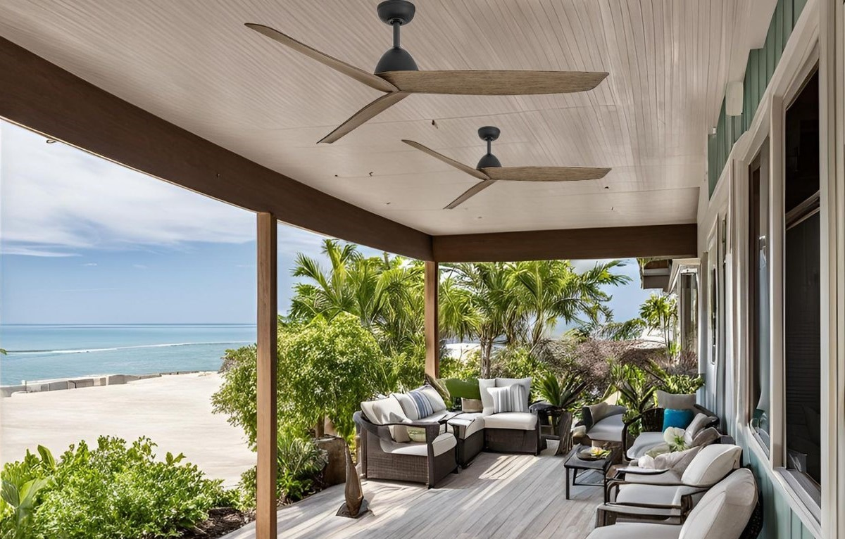 Coastal Environment Ceiling Fans - Corrosion and Rust Resistant Wet ...