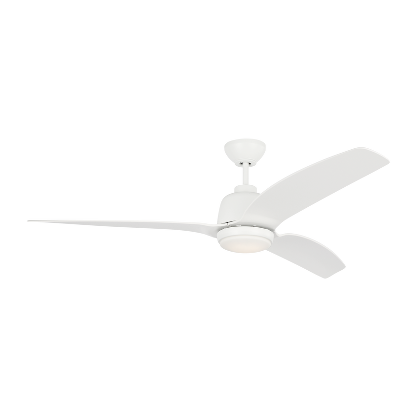 Avila Marine Grade Coastal Fan - LED - 60" - Matte White – Coastal Lighting