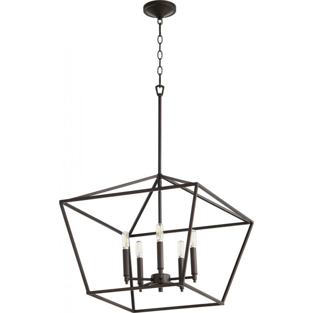 Quorum Gabriel 5 Light Nook Chandelier 644-5 – Coastal Lighting