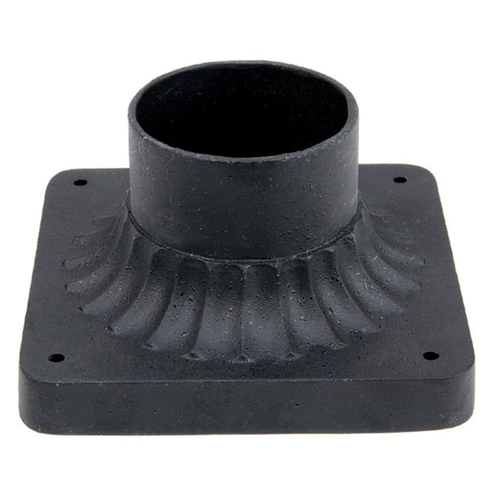 Capital Lighting - 9809BK - Pier Mount Flange Black - Exterior Black ...